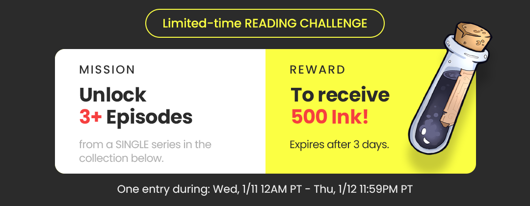 Reading Challenge: Free Every 3 Hours | Only on Tapas