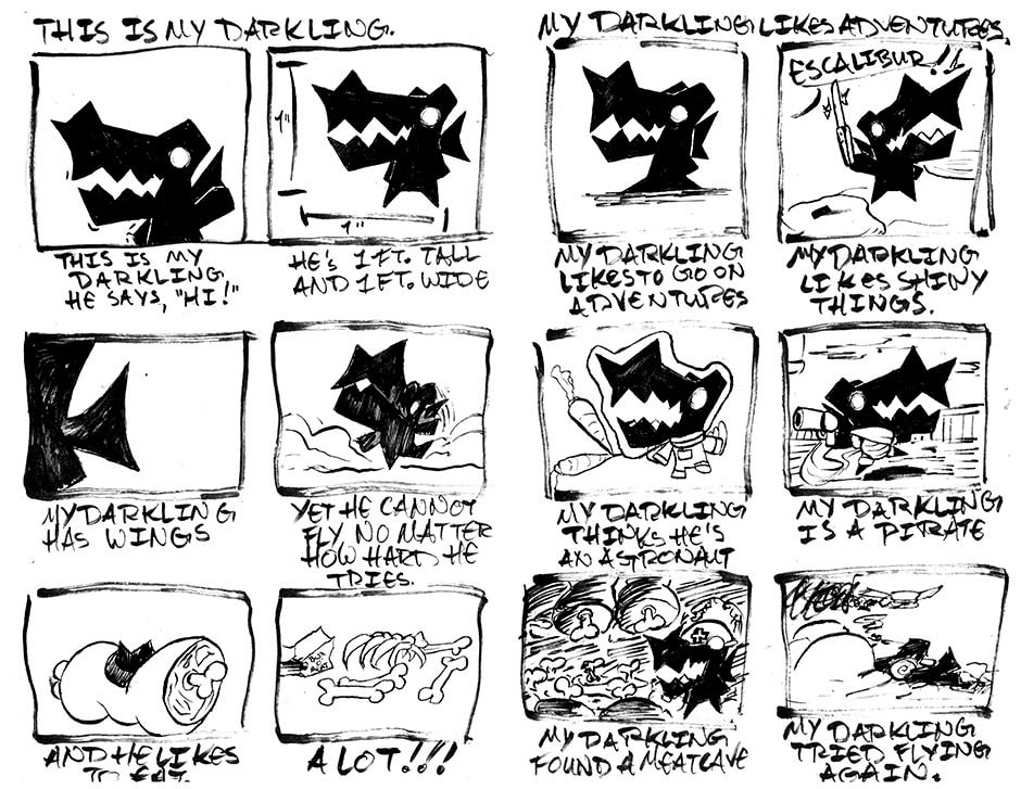 Read My Darkling :: My Darkling's Inktober | Tapas Comics