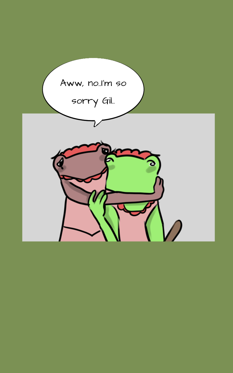 Read Gilbert the Frog :: Ep 7: what’s with the long face? | Tapas Comics