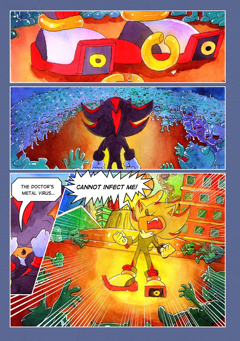 Read Sonic Rewrites :: Sonic IDW Issue 19 Rewrite | Tapas Community