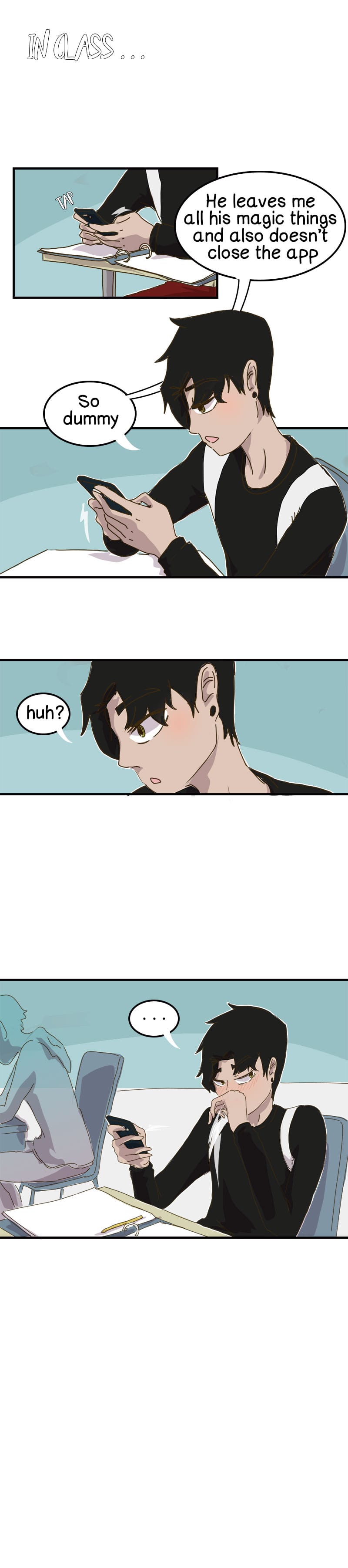 Read That awkward magic! :: Chapter 13 - Part 1 | Tapas Community