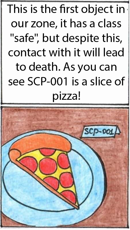 Read SCP for the little ones :: SCP-001 - Eternal Pizza | Tapas Community