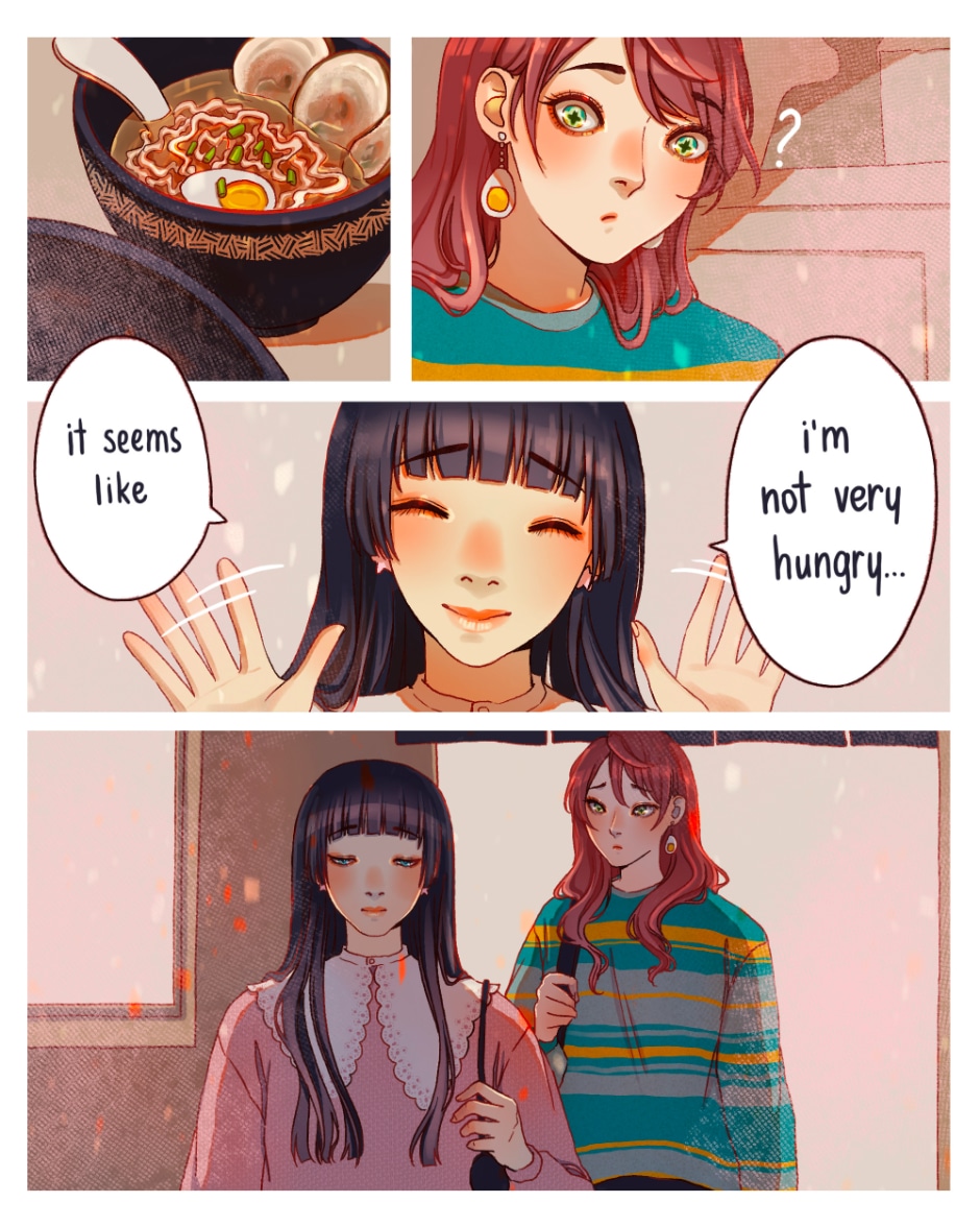 Read Yellow&Opera Pink :: Their movie date | Tapas Community