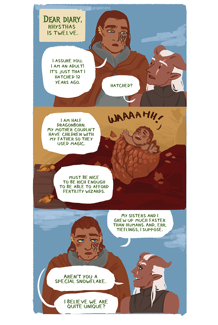 Read Dear DnD Diary :: Special snowflake | Tapas Community