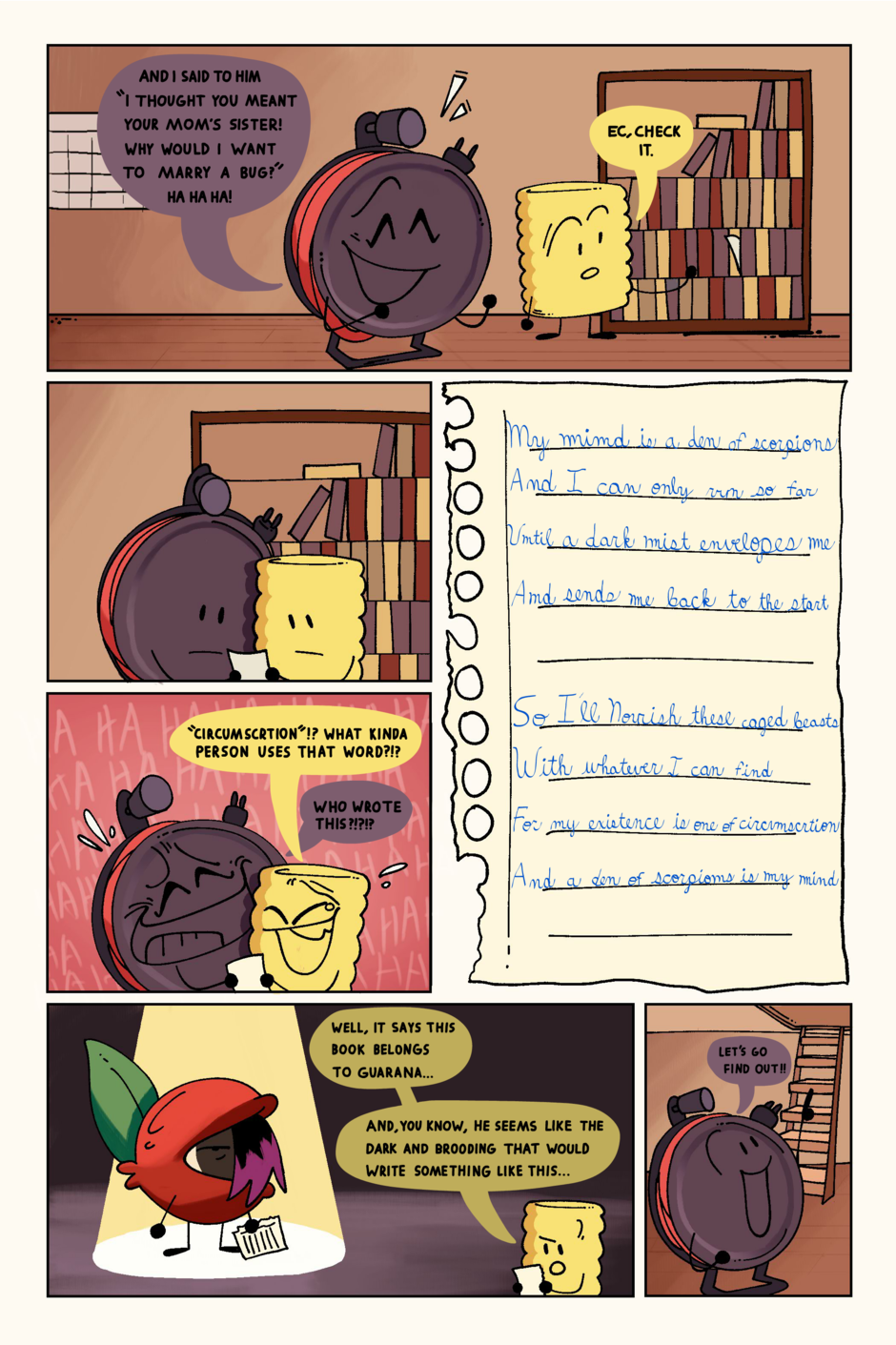 Read OSO Comics :: Vol. 1 Issue 2: Life is a Nightmare | Tapas Community