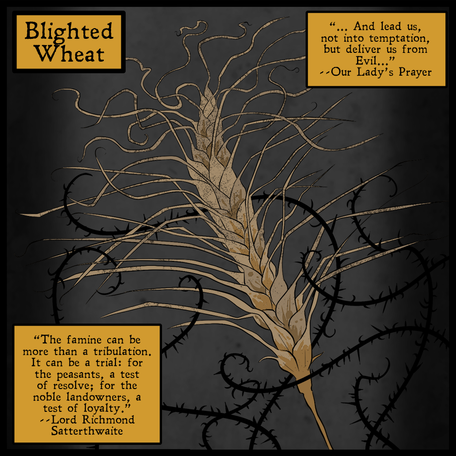 Read The Concord Initiative :: Inktober Day 31: Blighted Wheat | Tapas Comics