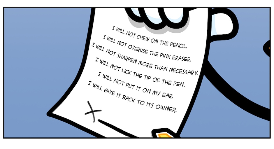 Read Lily Spectrum :: Borrowing a pen | Tapas Comics