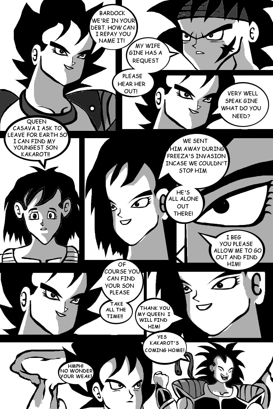 Read Dragon Ball Randr Fan Comics Dragonball Pride Chapter 2 Part 2 The Search For Kakarot