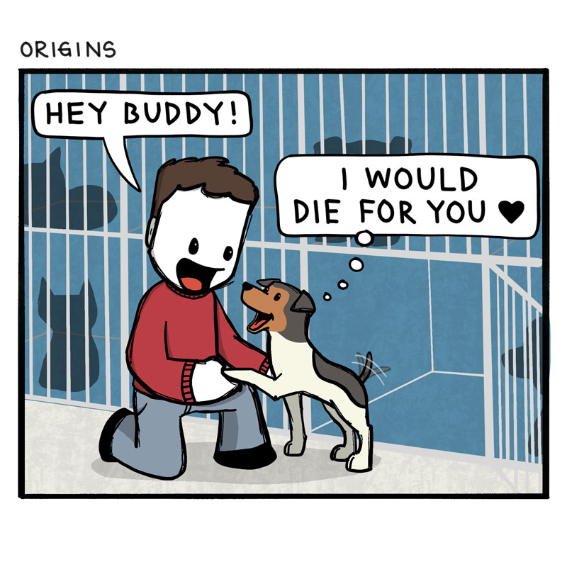Read Hey Buddy Comics :: Origins | Tapas Community