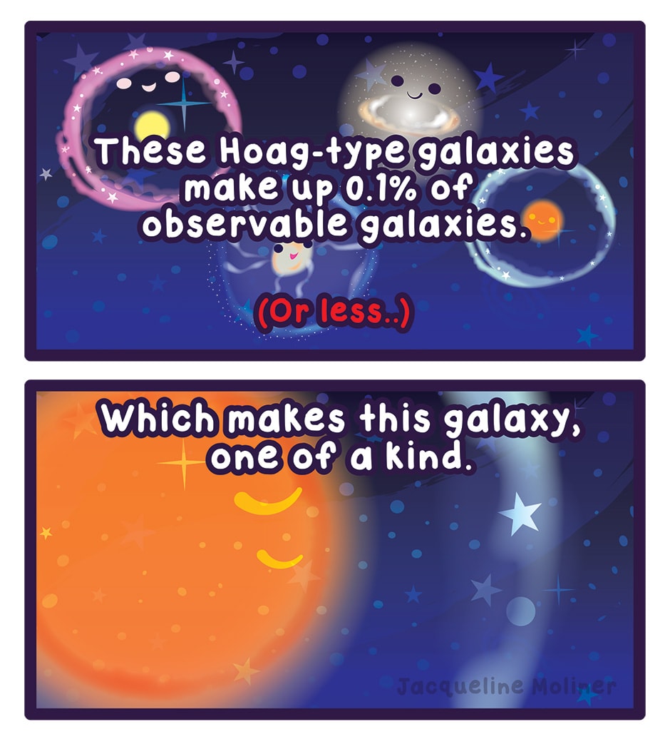 Read Cosmic Funnies :: The Double Ringed Galaxy | Tapas Community
