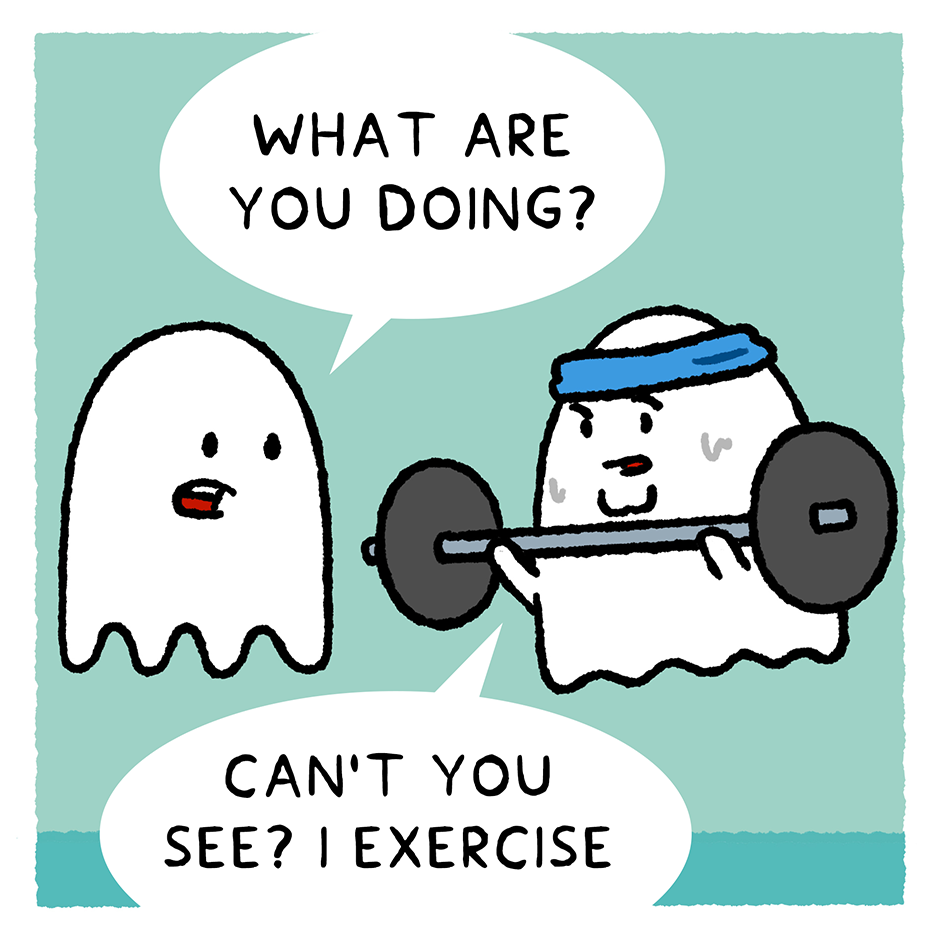 Read Almost 100 Ghosts :: Muscles | Tapas Comics