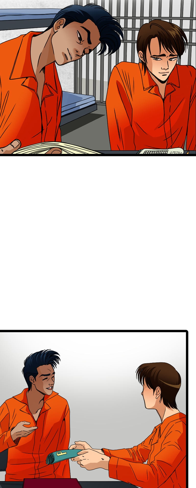 Read My Cellmate - the webtoon - BL :: 9.7 & 9.8 | Tapas Community