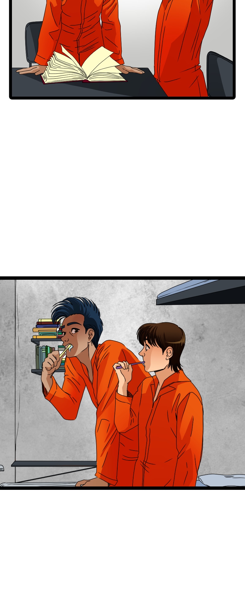 Read My Cellmate - the webtoon - BL :: 9.7 & 9.8 | Tapas Community