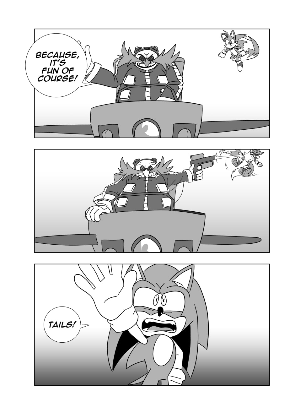 Read GO! GO! SUPER SONIC! :: Message from the Future | Tapas Comics