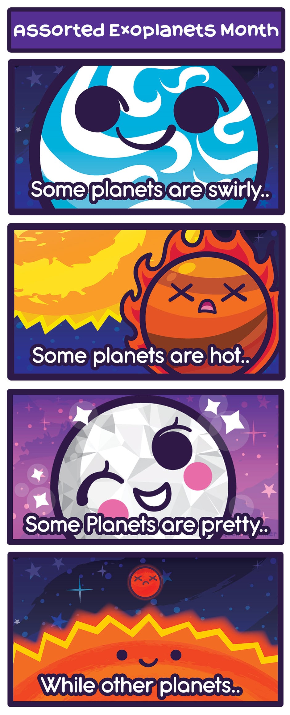 Read Cosmic Funnies :: Assorted Exoplanets Month | Tapas Community