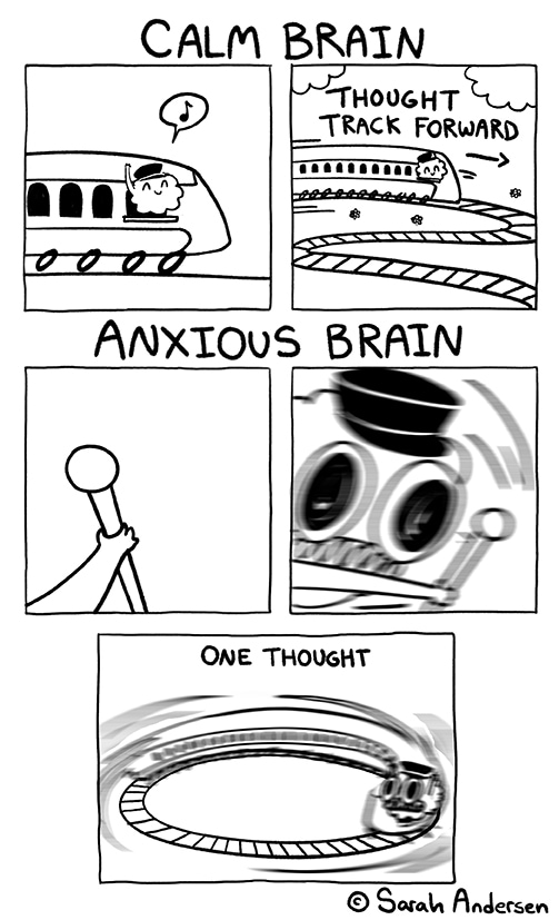 Read Sarah's Scribbles :: Train Brain | Tapas Community