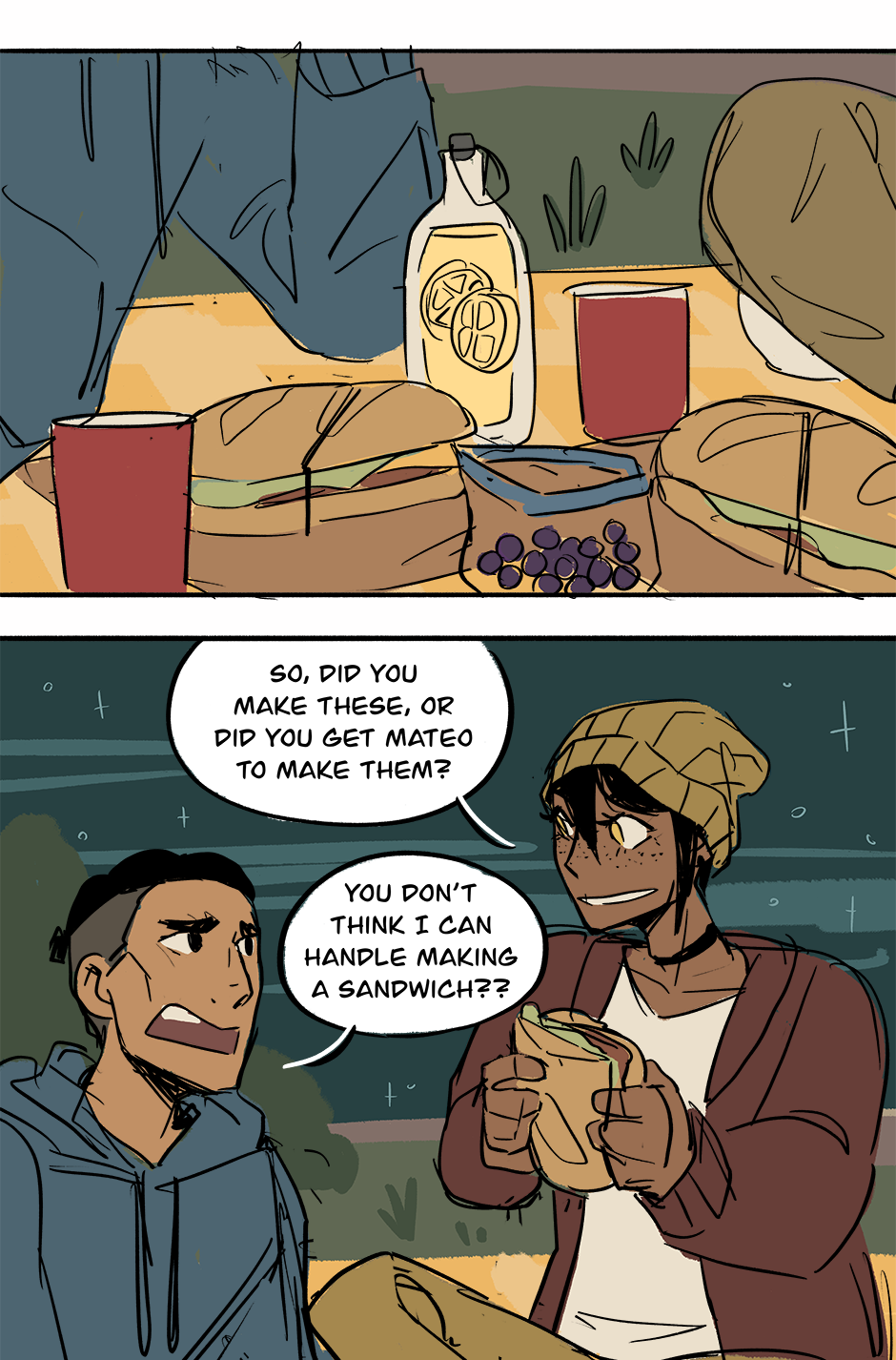 Read Theo & Simon :: 023 - Bye | Tapas Community