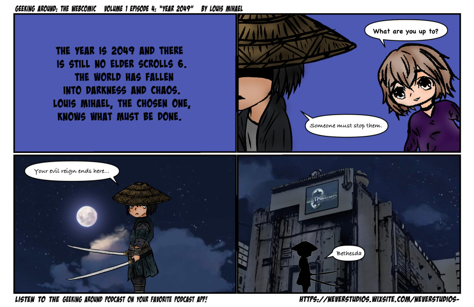 Read Geeking Around: The Webcomic :: The YEAR 2049 | Tapas Comics