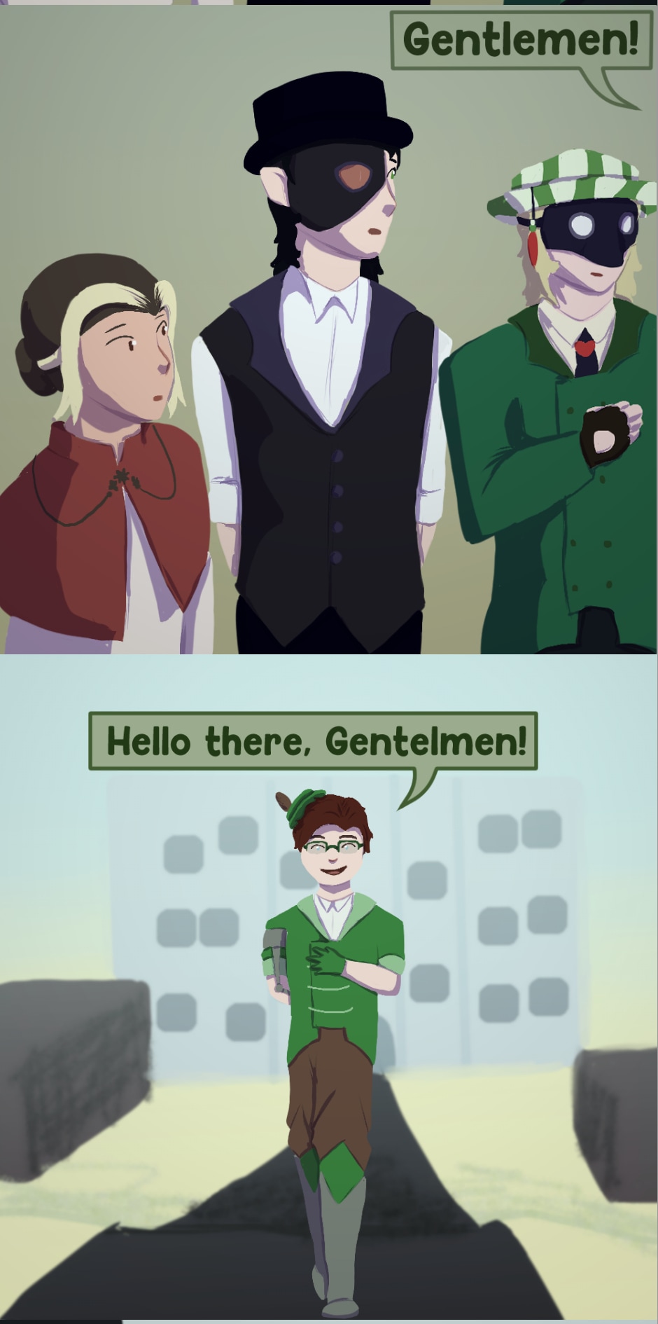 Read DSMP Steampunk Au :: Chapter 2: Las Nevadas | Tapas Community