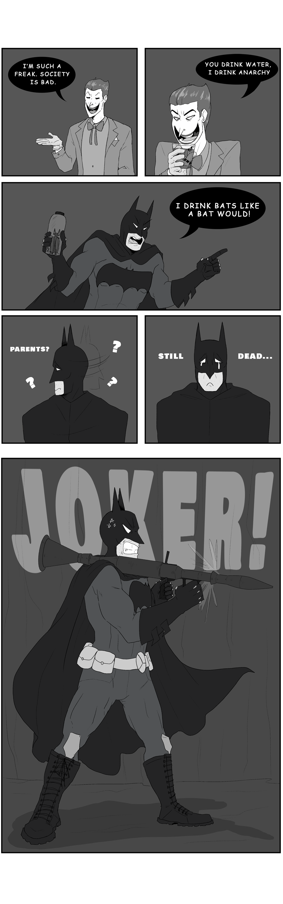 Read Batman homework comic :: Page 7-8 | Tapas Community