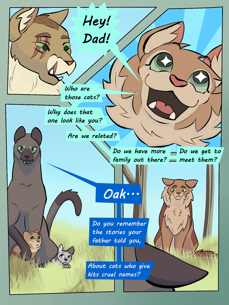 Read The Crooked Path: A Warrior Cats Fancomic :: Curious Oak | Tapas ...