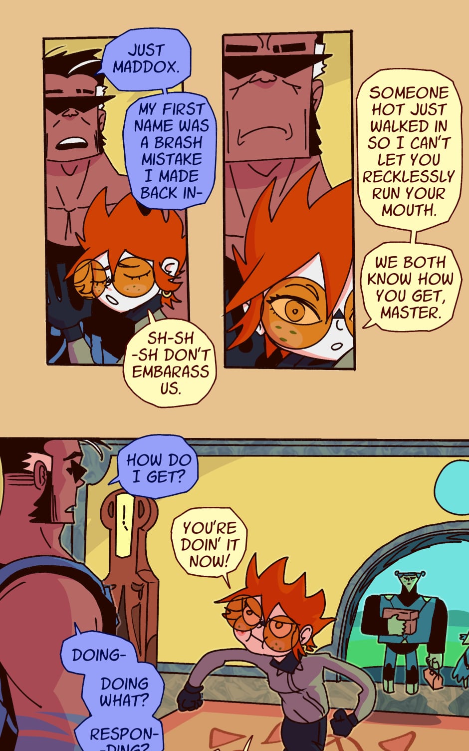 Read Censor Team Two :: maddox meets the family (4) | Tapas Comics