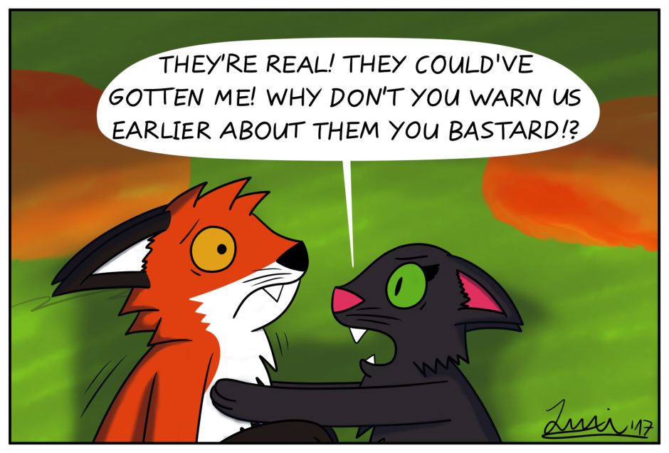 Read The World of Luxi :: 47 - Werehumans | Tapas Comics