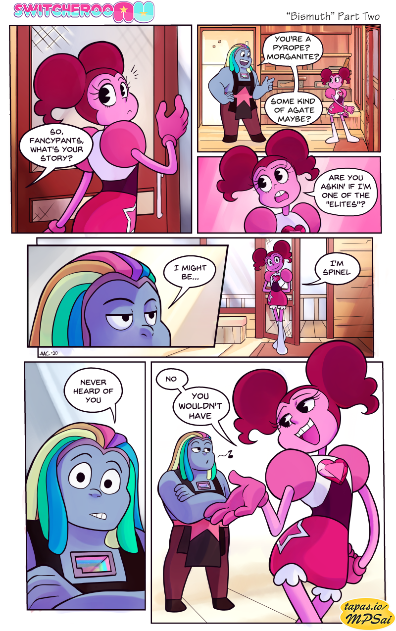 Read Switcheroo AU - Steven Universe AU :: Bismuth (Part 2) | Tapas Community