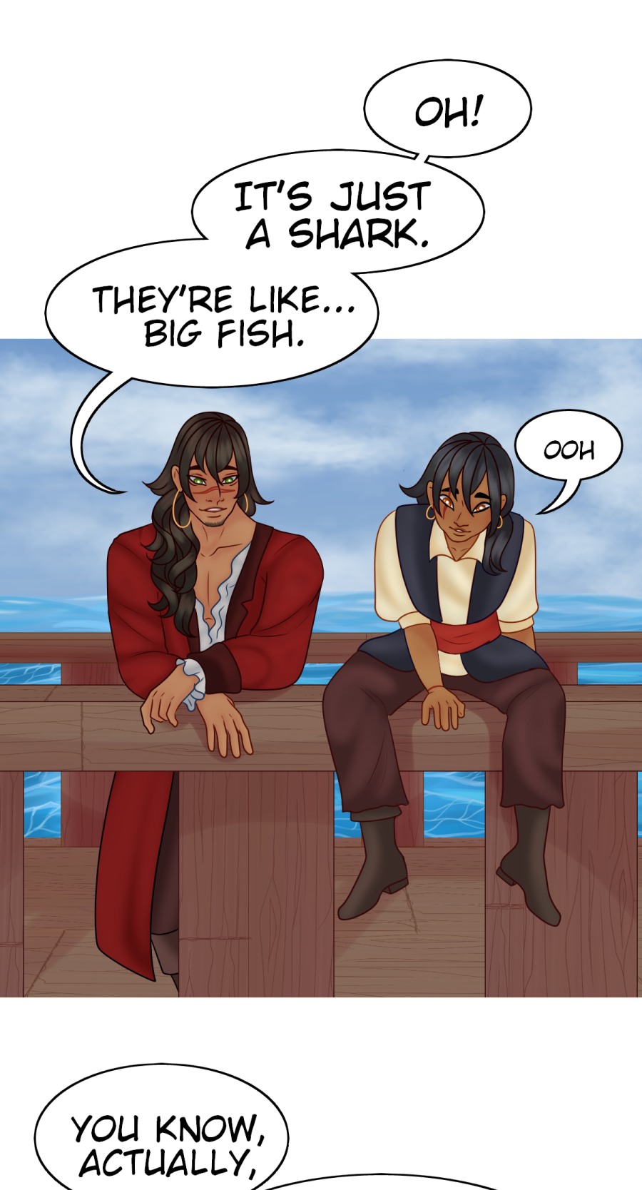 Read The Pirate and the Princess (GL) :: Mini-Comic #3 Sharkbait | Tapas Community