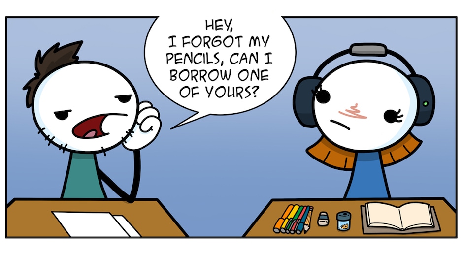 Read Lily Spectrum :: Borrowing a pen | Tapas Comics