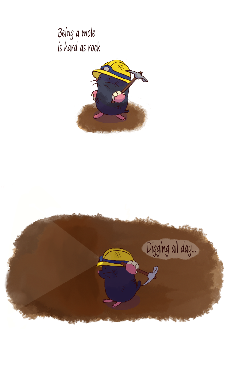 Read Little moles :: Little mole | Tapas Community