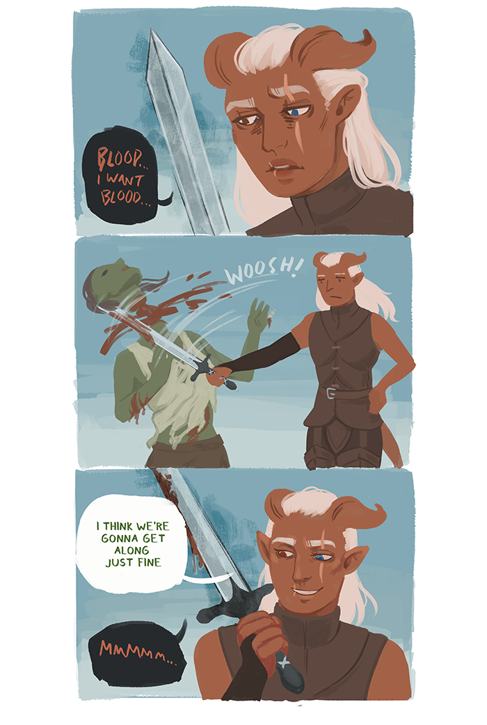 Read Dear DnD Diary :: Legend of the Shit Sword | Tapas Community