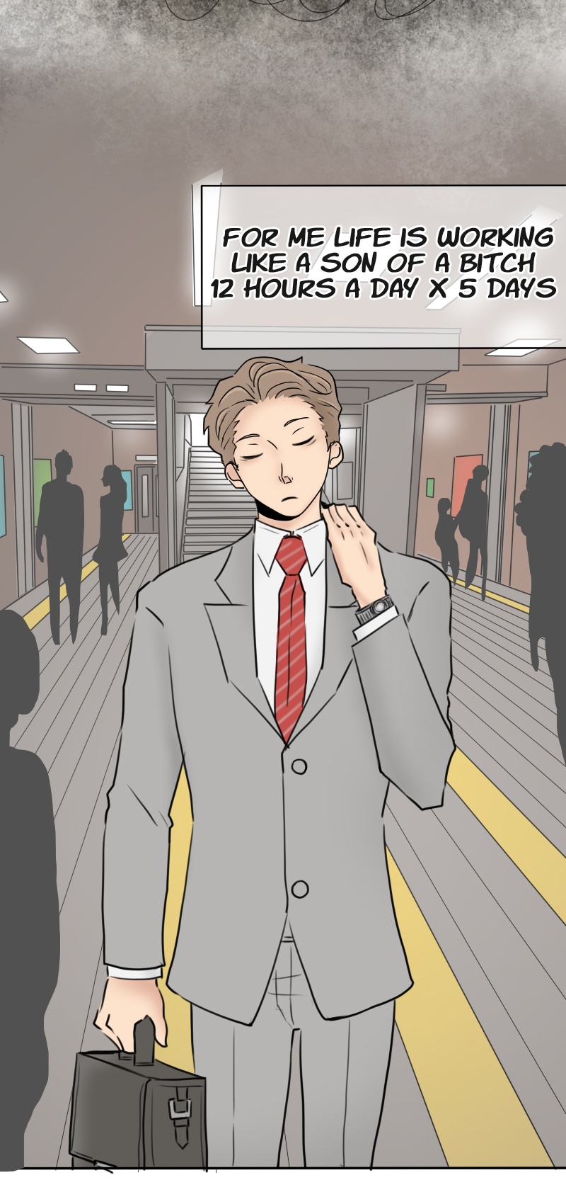 Read The Train Stalker :: Chapter 1 - Part 1 | Tapas Community