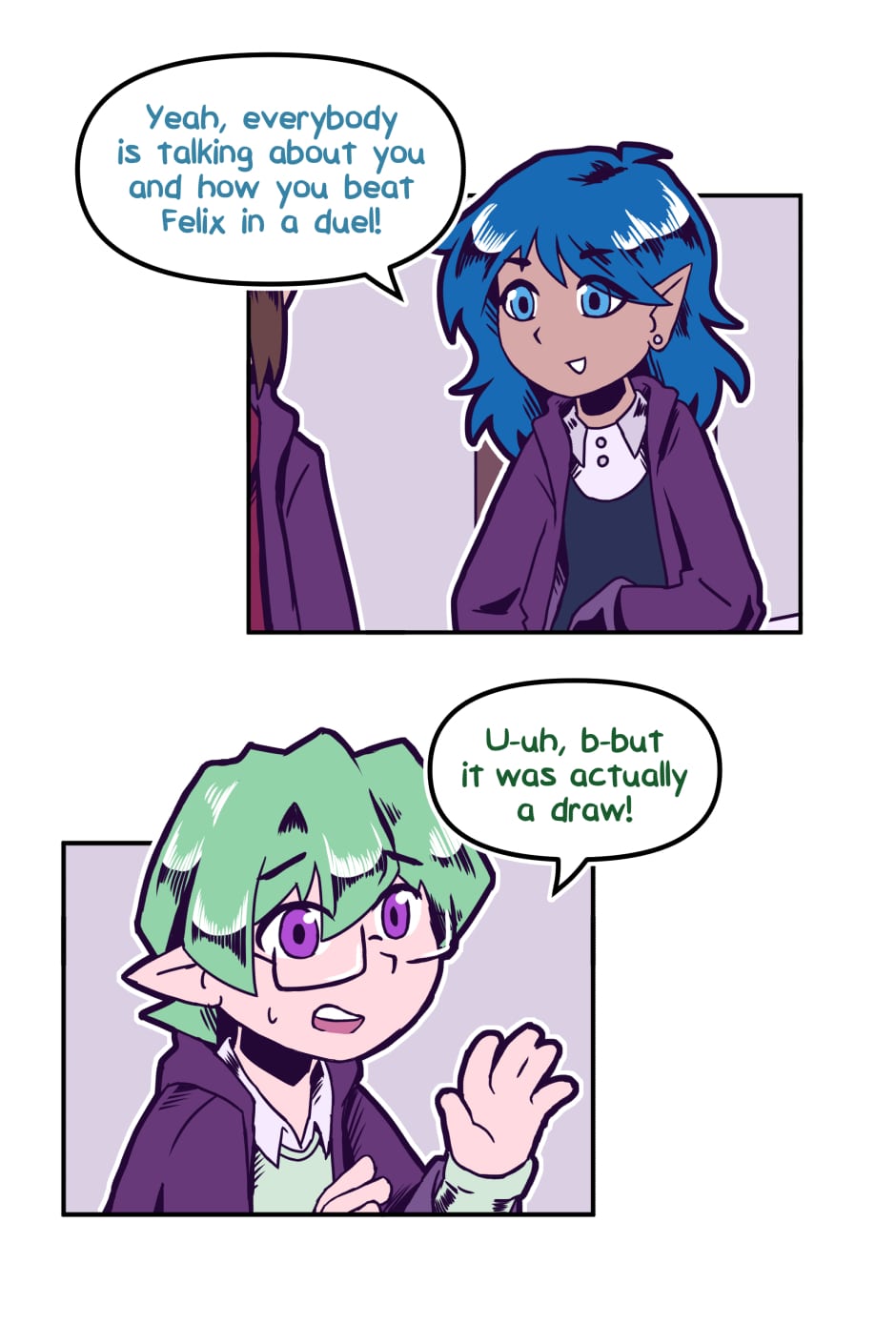 Read Rigel Magic Academy :: Dining Hall (part 2) | Tapas Comics