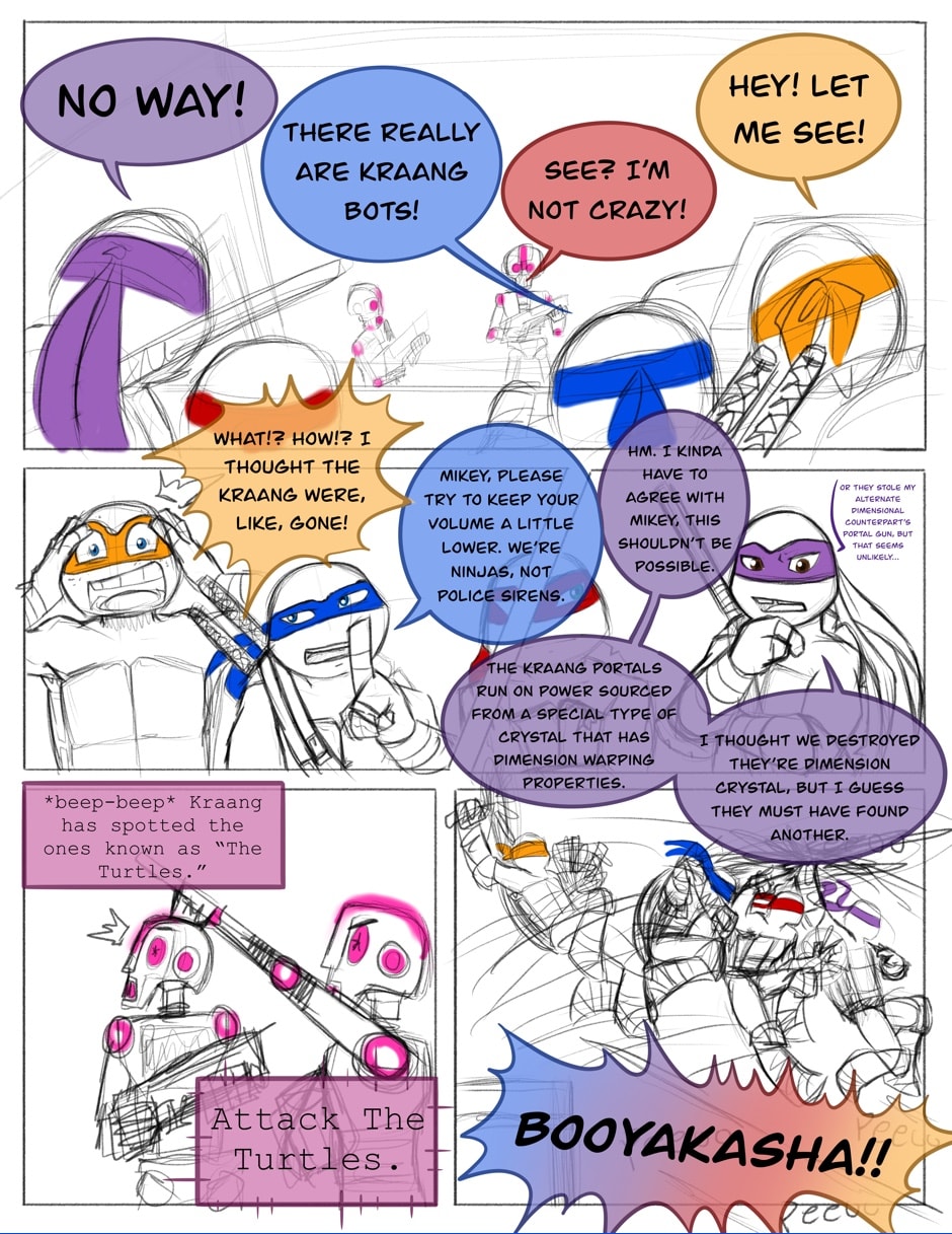 Read Rise of the Parallel: Teenage Mutant Ninja Turtles :: A Cut Short ...