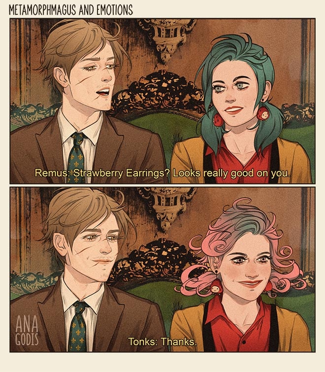Read HP: Fan Comics from Ana :: Metamorphmagus and Emotions | Tapas ...