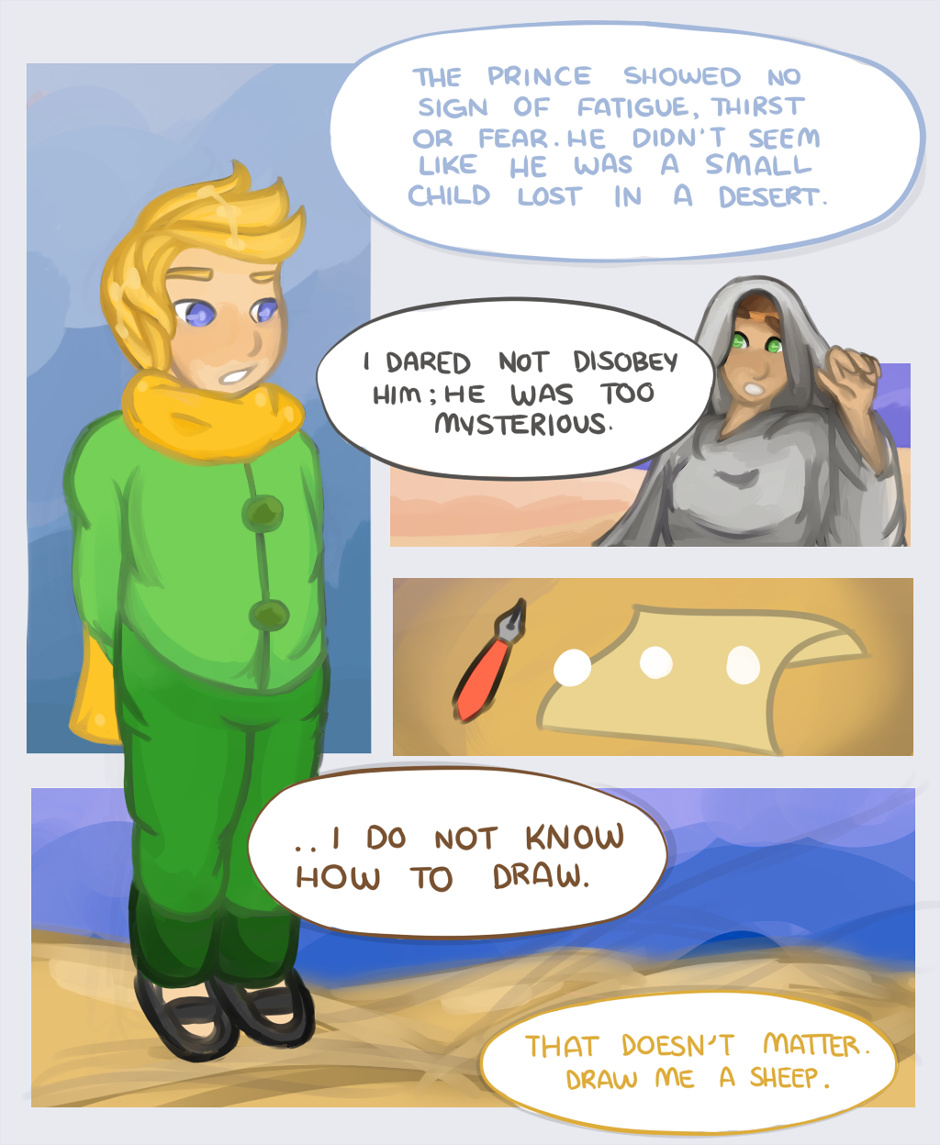 Read bookfanchapters :: The Little Prince (Chapter 2) | Tapas Community