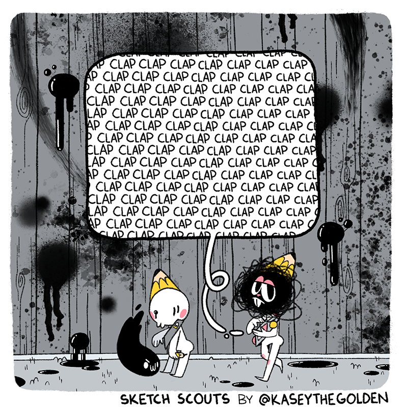 Read Sketch Scouts: The Comic :: CLAP CLAP CLAP CLAP CLAP | Tapas Community