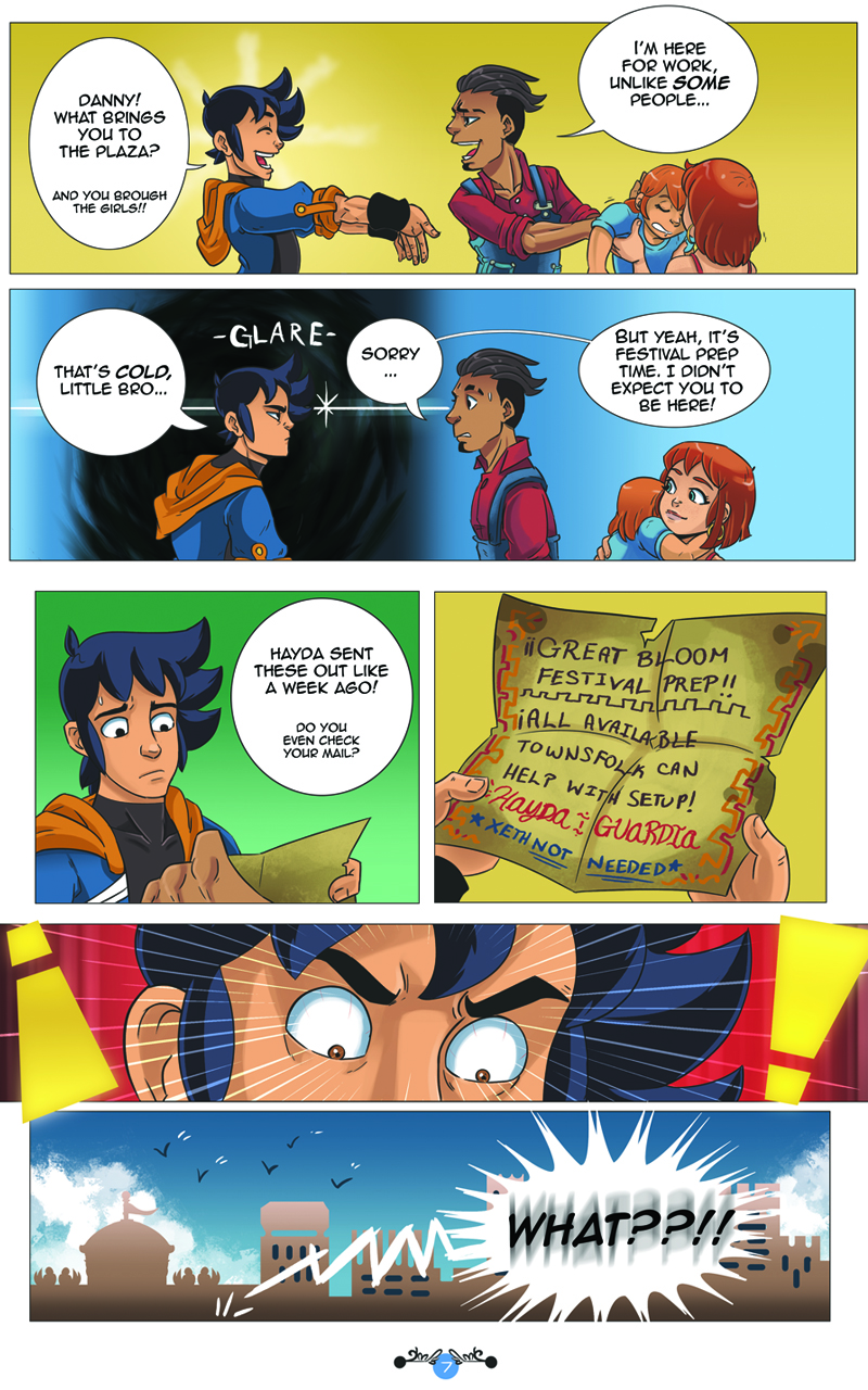 Read Canvas Chronicles :: Prologue: Paint the Sky P7 | Tapas Comics