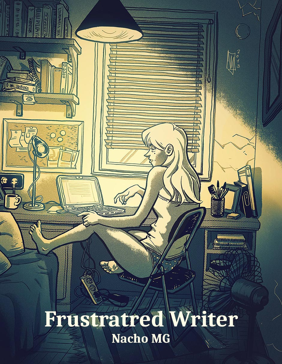 Read AQUÍ COMICS :: Frustrated writer | Tapas Comics