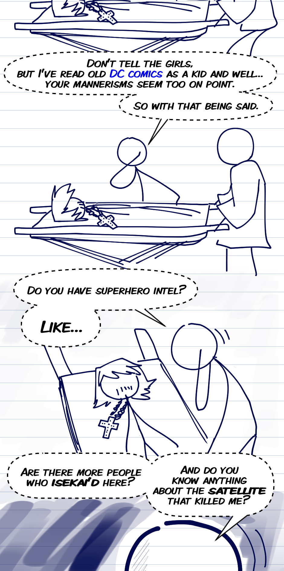 Read That Stick Figure Isekai :: Episode 16 (Dodgeball Arc Epilogue Part 2) | Tapas Community