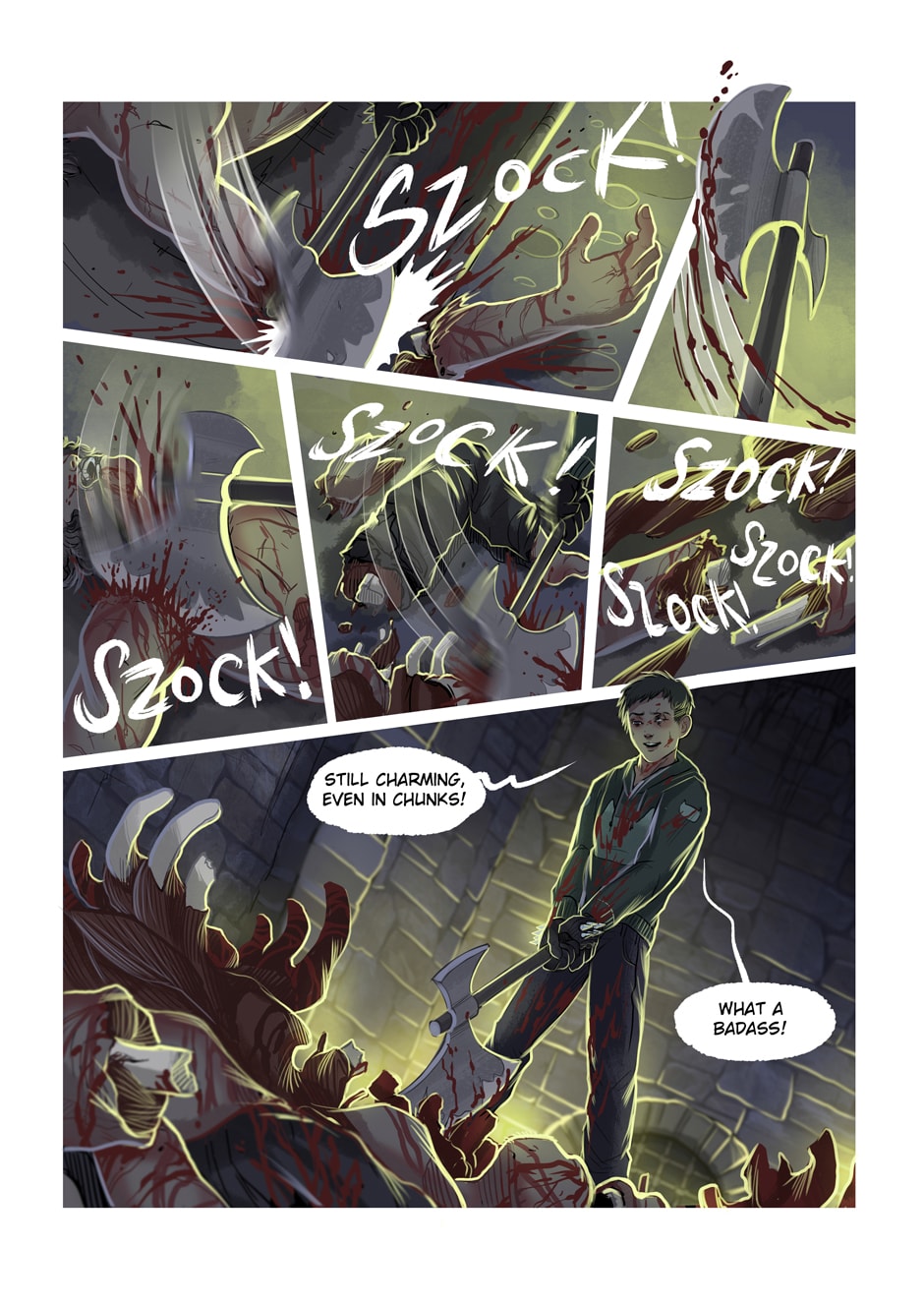 Read NINE STONES :: DAMN, DAMAGE, DAMIAN. | Tapas Community