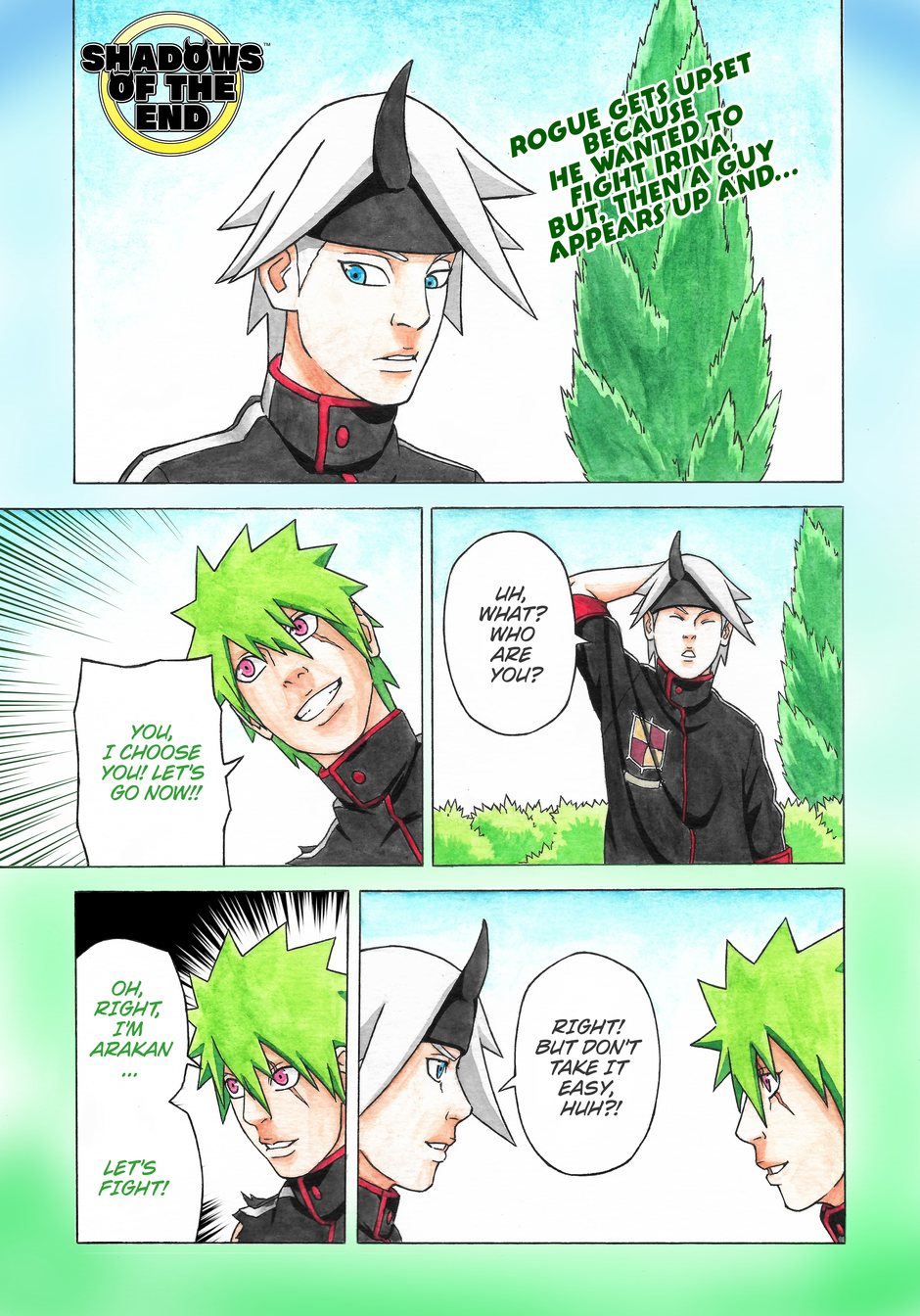 Read Shadows of the end :: irina vs bolt | Tapas Comics