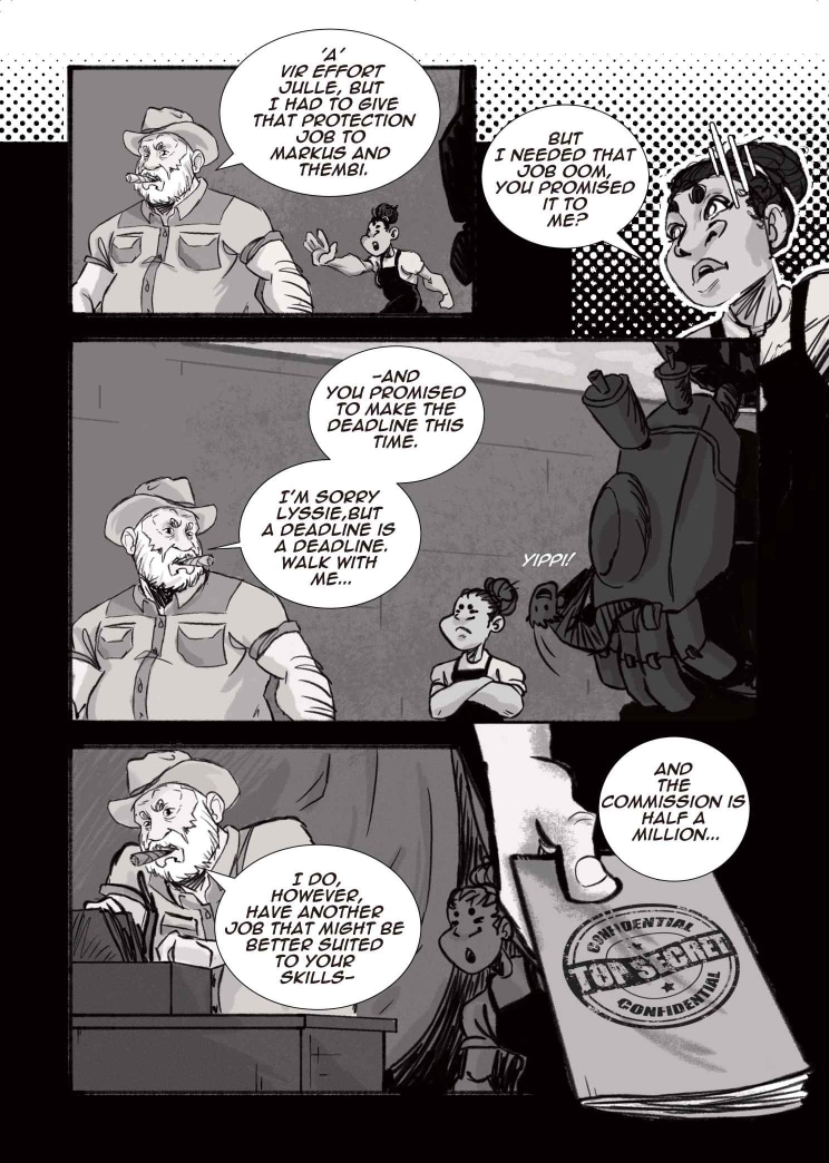 Read Blood, Sweat and Ink: Vol. 3 :: Super Mega Afro-Mecha Poesklap ...