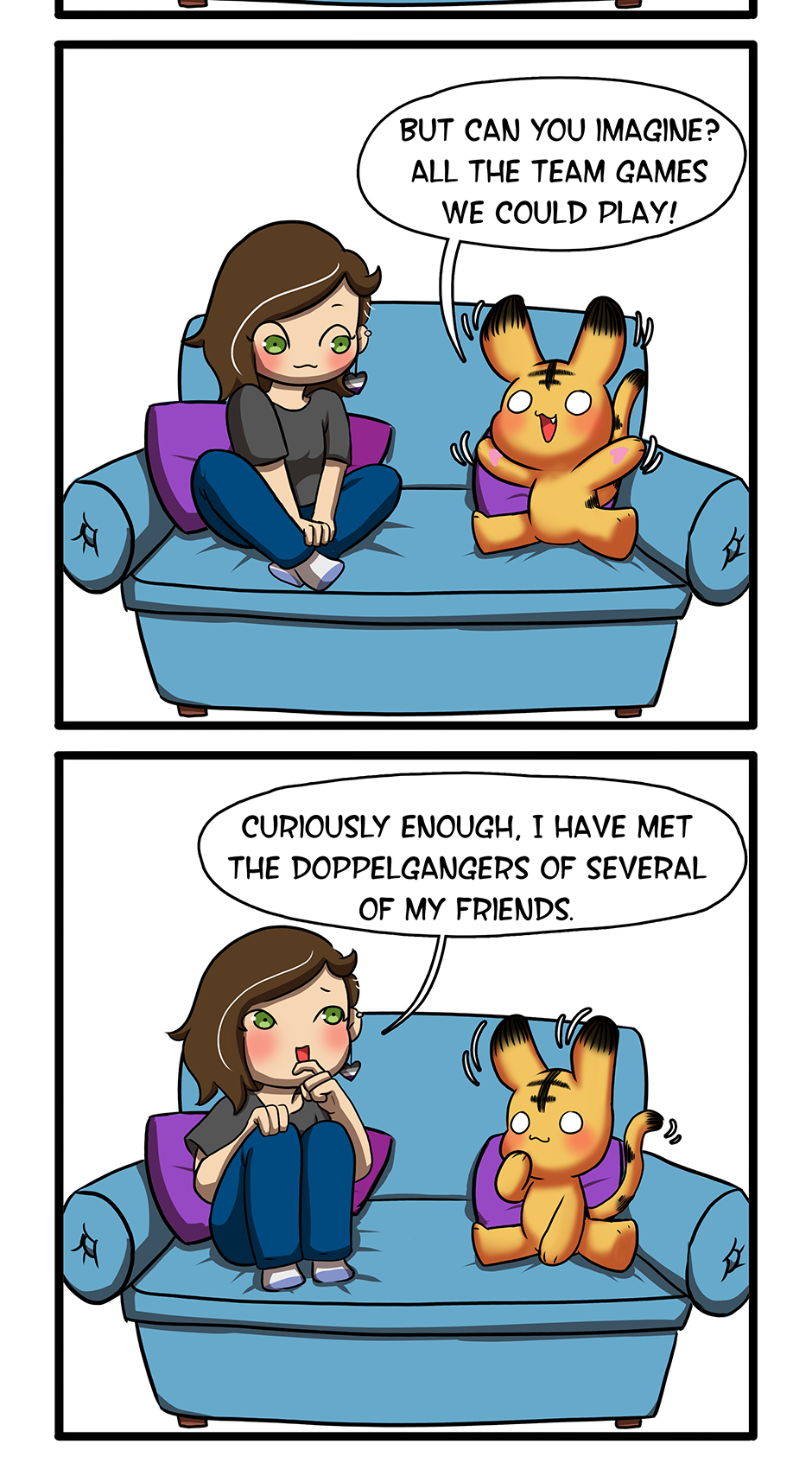 Read Tabby Rabbit Chaotic Adventures :: Doppelganger? | Tapas Comics