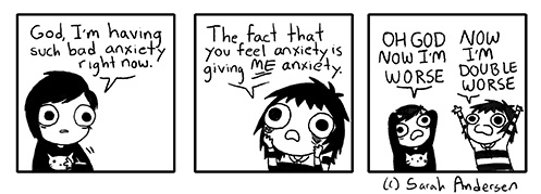 Read Sarah's Scribbles :: Double Anxiety | Tapas Community