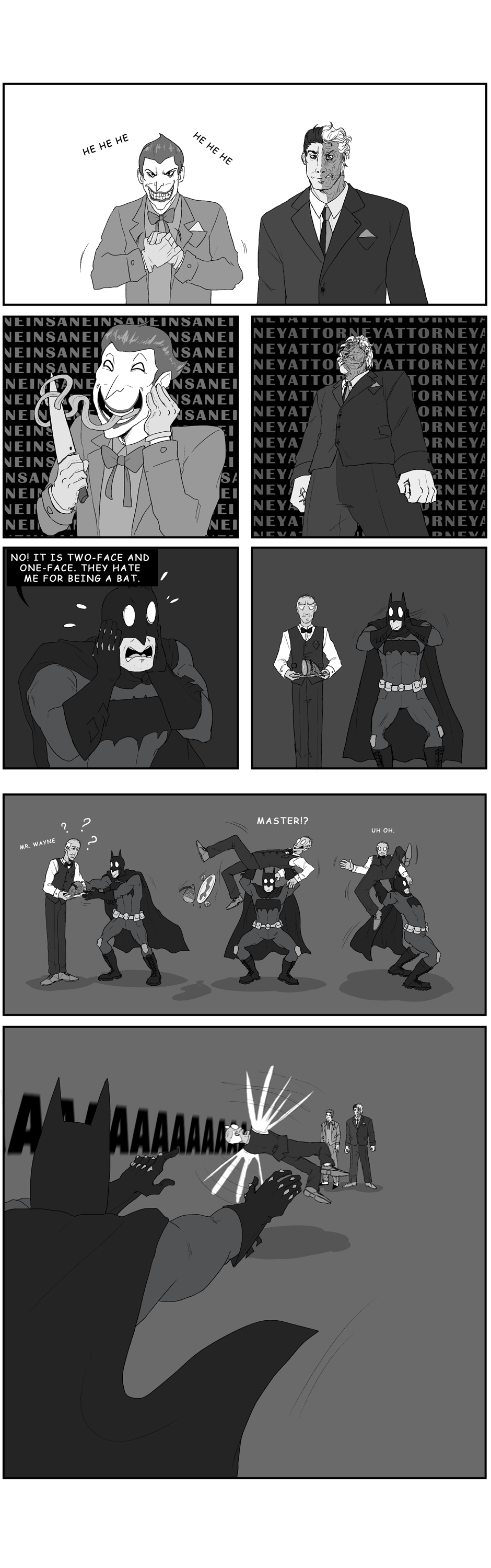 Read Batman homework comic :: Page 3-4 | Tapas Community