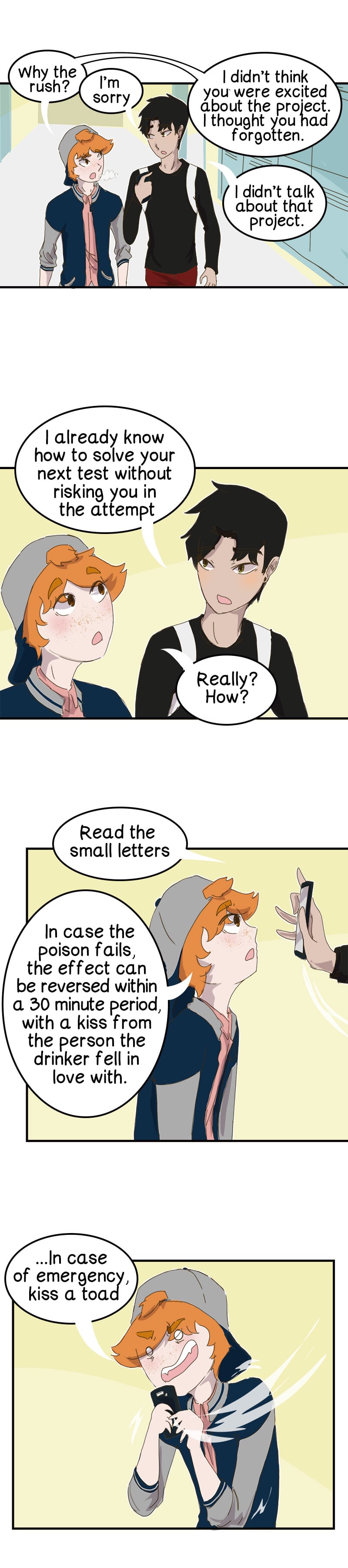 Read That awkward magic! :: Chapter 13 - Part 1 | Tapas Community