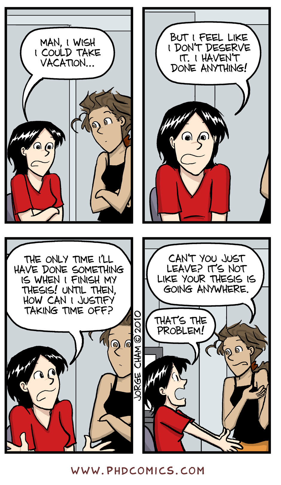 Read Best of PHD Comics :: Vacation Wish | Tapas Community