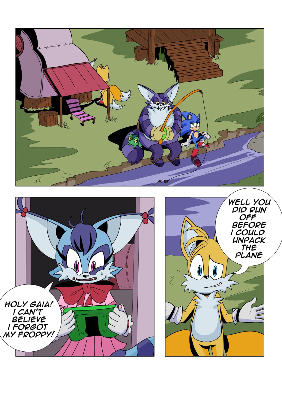 Read GO! GO! SUPER SONIC! :: Training Day | Tapas Comics